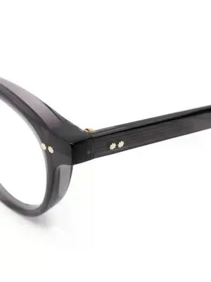 CUTLER & GROSS Two-tone Round Frame Glasses