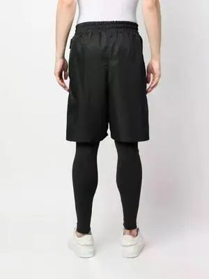 PLEIN SPORT Tiger-print Running Short-pants