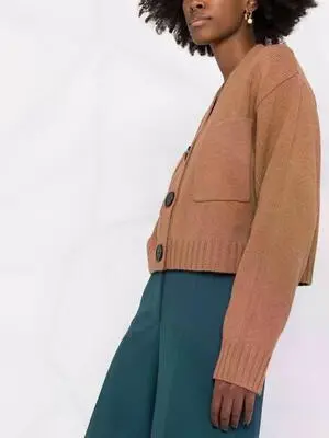Proenza Schouler Eco Cashmere V-neck Cardigan - Brown