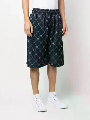 Marni Logo-print Drop-crotch Shorts