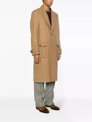 Etro Single-breasted Wool-blend Coat