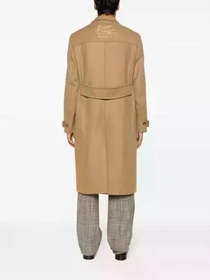 Etro Single-breasted Wool-blend Coat