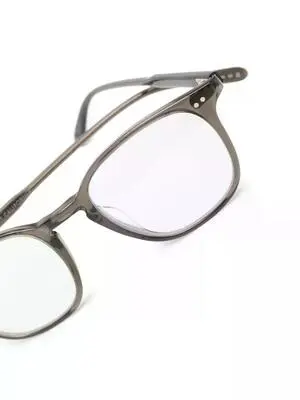 Garrett Leight Round-frame Design Glasses - Grey