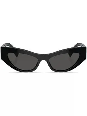 Dolce & Gabbana Oval-frame Sunglasses - Black