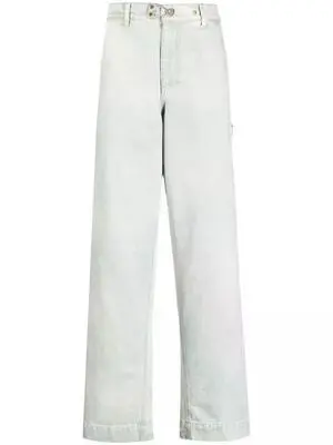 OBJECTS IV LIFE High-waist Wide-leg Jeans - Blue