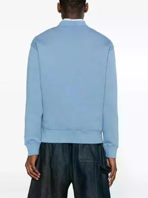 Maison Kitsuné Logo-patch Cotton Sweatshirt