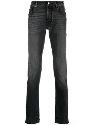 Jacob Cohen Raw Edge Hem Jeans For Men