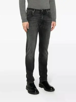 Jacob Cohen Mid-rise Slim-cut Jeans - Grey
