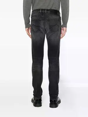 Jacob Cohen Mid-rise Slim-cut Jeans - Grey