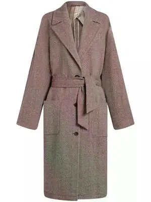 Etro Belted Wool Coat
