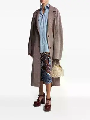 Etro Belted Wool Coat