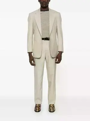 CARTER YOUNG Slub-texture Trousers