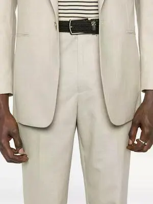 CARTER YOUNG Slub-texture Trousers