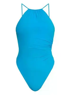 Dsquared2 Draped Backless Swimsuit - Blue