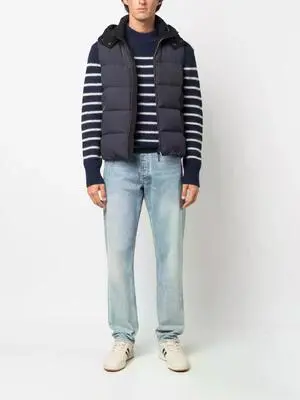 MOORER High-neck Padded Gilet