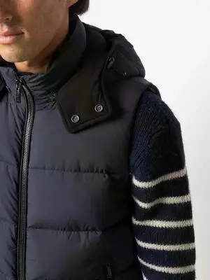 MOORER High-neck Padded Gilet