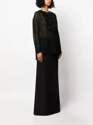 Fabiana Filippi Semi-sheer Blouse With Textured Finish
