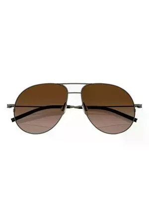 Moncler Round-frame Sunglasses - Grey