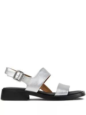 Camper Dana Slingback Sandals - Silver