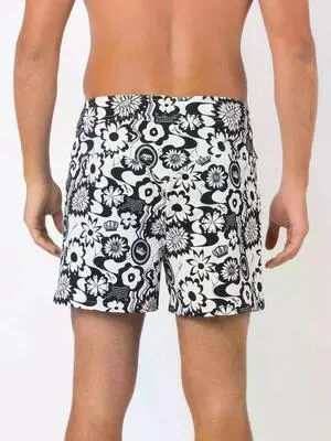 AMIR SLAMA Graphic-print Swimming Trunks