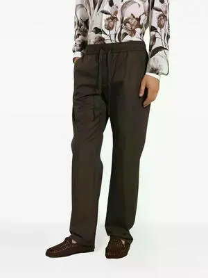 Dolce & Gabbana Straight-leg Cotton Trousers