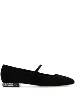 Casadei Buckle Strap Square Toe Pumps
