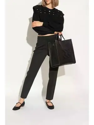 Casadei Buckle Strap Square Toe Pumps