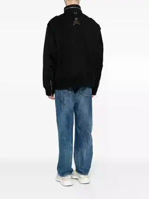 MASTERMIND WORLD Logo-print Zip-detail Jacket - Black