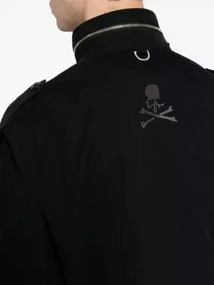 MASTERMIND WORLD Logo-print Zip-detail Jacket - Black