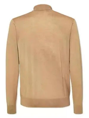 Dsquared2 Embroidered-logo Ribbed Virgin Wool Jumper