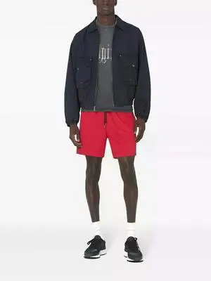 John Elliott Stripe-detail Mesh Shorts
