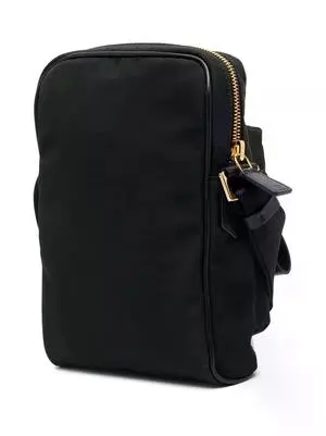 TOM FORD Logo-patch Zip-up Messenger Bag