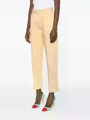 PAPA OPPONG Metallic-threading Trousers