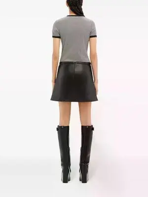 COURREGES Contrasting-trim Cotton T-shirt