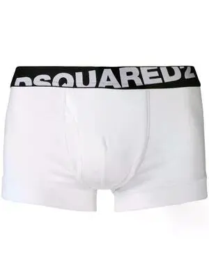 Dsquared2 Logo Waistband Boxers - White