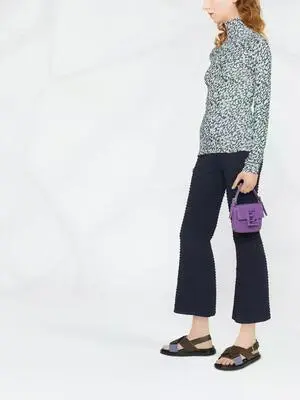 Nanushka Patterned Top With Cut-out Detail