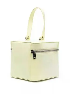 Coperni Cube Faux-leather Crossbody Bag - Yellow