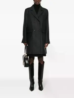 SKALL STUDIO Recycled Wool Double-breasted Coat