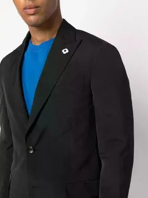LARDINI Single-breasted Suit - Black