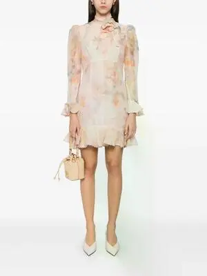Zimmermann Crush Flower Mini Dress