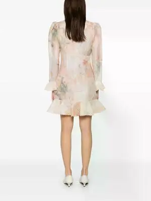 Zimmermann Crush Flower Mini Dress