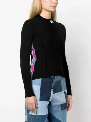 BARROW Smiley-patch Long-sleeve Jumper