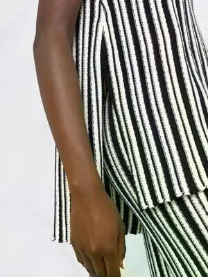 JIL SANDER Sleeveless Rib-knit Top - White
