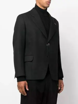 MAISON MARGIELA Single-breasted Wool Blazer - Black
