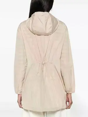 Moncler Melia Parka Jacket - Neutrals