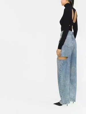 Givenchy Asymmetric Cut-out Top