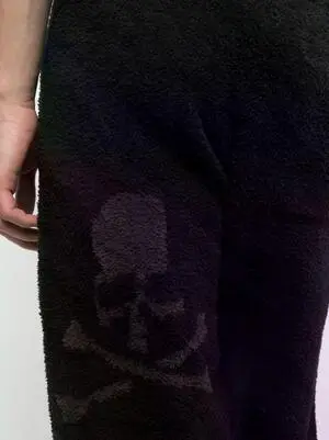 MASTERMIND WORLD Logo-print Fleece-texture Track Pants