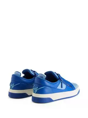 GIUSEPPE ZANOTTI Low-top Double-zip Sneakers - Blue