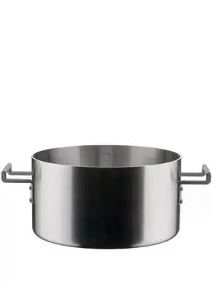 ALESSI Two-handles Steel Casserole - Silver
