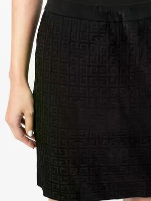 Givenchy 4g Monogram-jacquard Mini Skirt